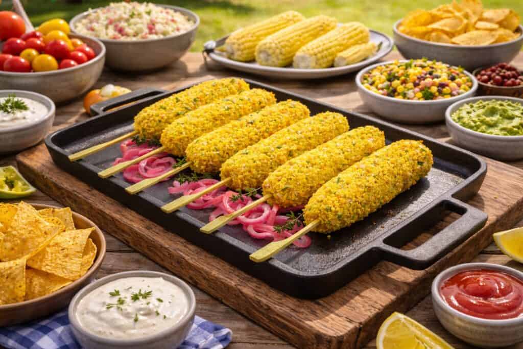 Verstegen Cheese & Onion Corndogs | Verstegen Spices & Sauces UK Ltd